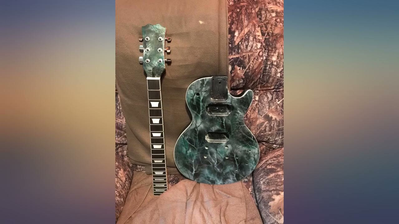 BexGears DIY Electric Guitar Kits Okoume Body, Maple Neck,Composite ...