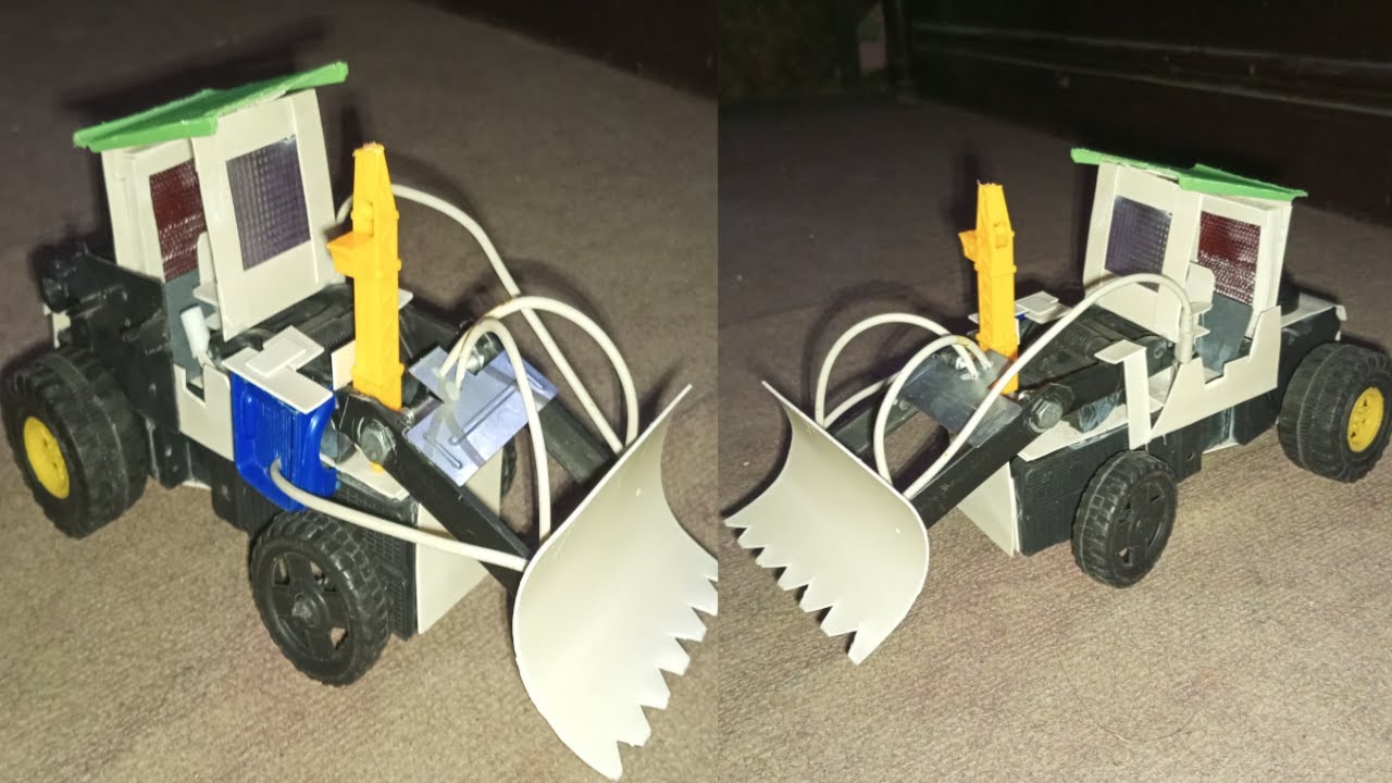 How to make front END loader || out of PVC pipe sheet.part 2. - YouTube