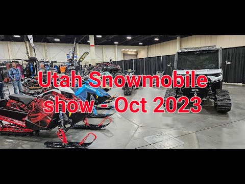 SnowFests Biggest Utah Snowmobile Show - Oct 2023. - YouTube