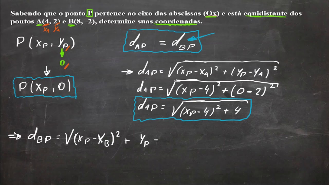 geometria-anal-tica-ponto-equidistante-utilizando-dist-ncia-entre