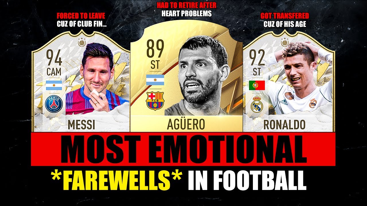 Most EMOTIONAL FAREWELLS in Football! 😭💔 - YouTube