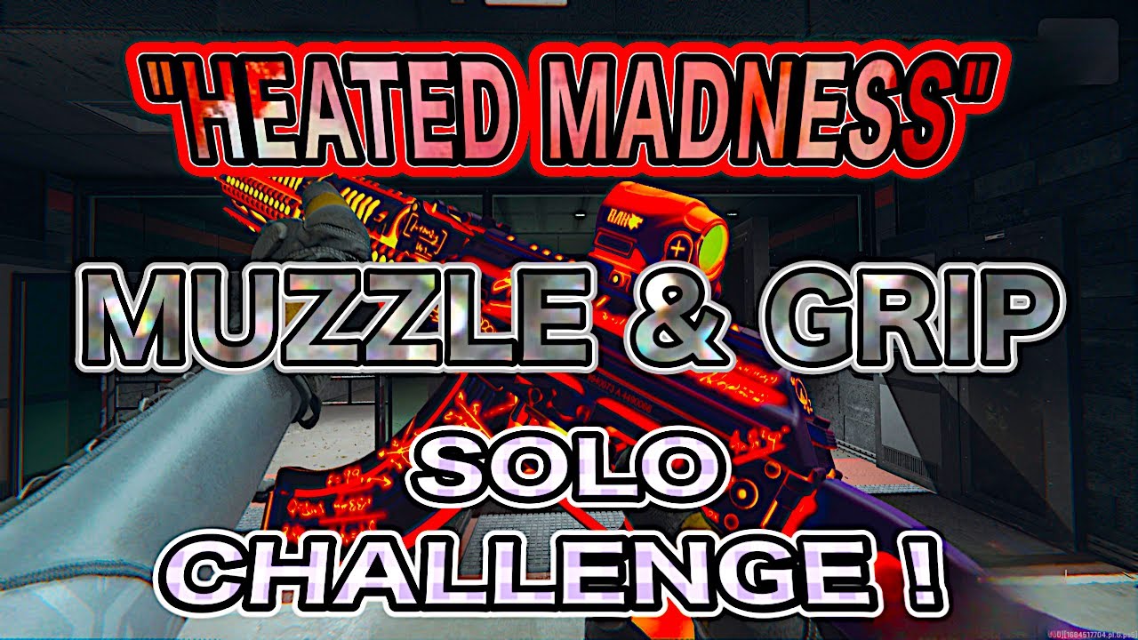 DMZ "HEATED MADNESS" MUZZLE & GRIP SOLO CHALLENGE！ - YouTube