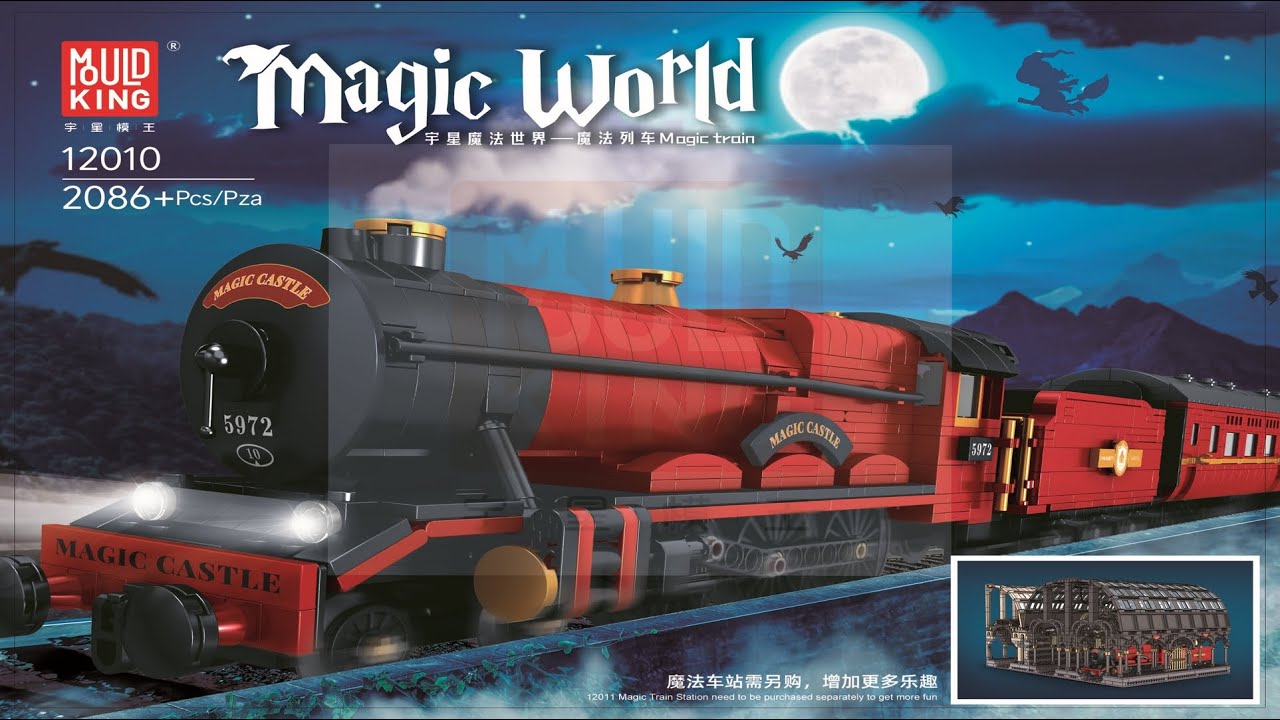 Mould King instructions | Mould King Train | 12010 | RC Magic Train ...