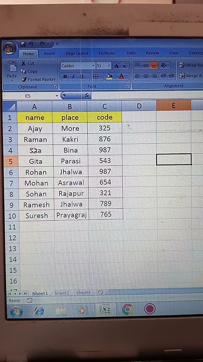 Hide Row By Shortcut Key In Excel Trending Exceltech Shortcutkeys Viral Youtube