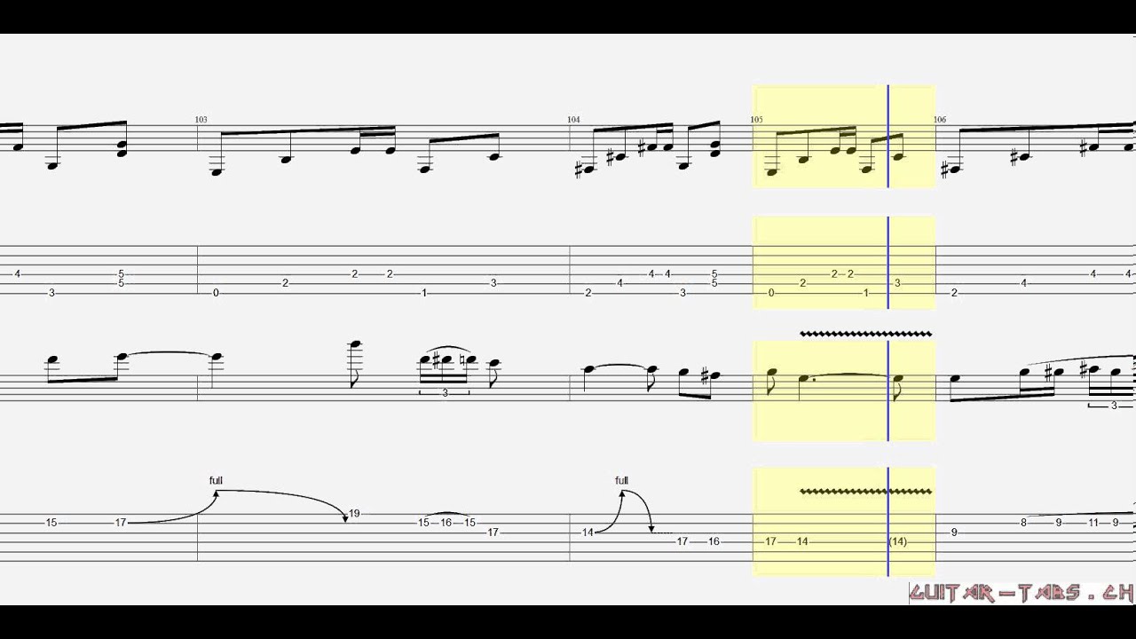 Megadeth Tabs - Five Magics - YouTube