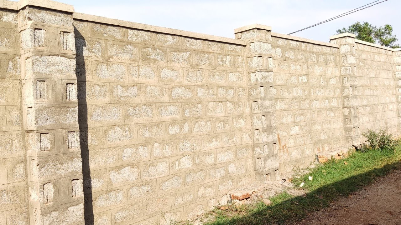 #BOQ on how much required to build these perimeter walls. Concrete ...