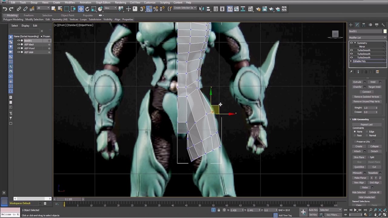 Building the Guyver In 3D - Part 1 (High Poly/3DS Max) - YouTube