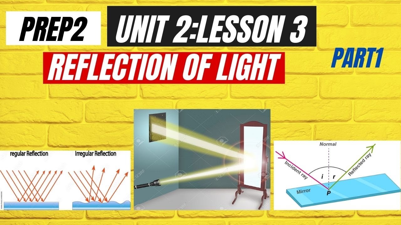 Science prep2:Unit2:Lesson 3:light reflection -part1 -2nd term - YouTube