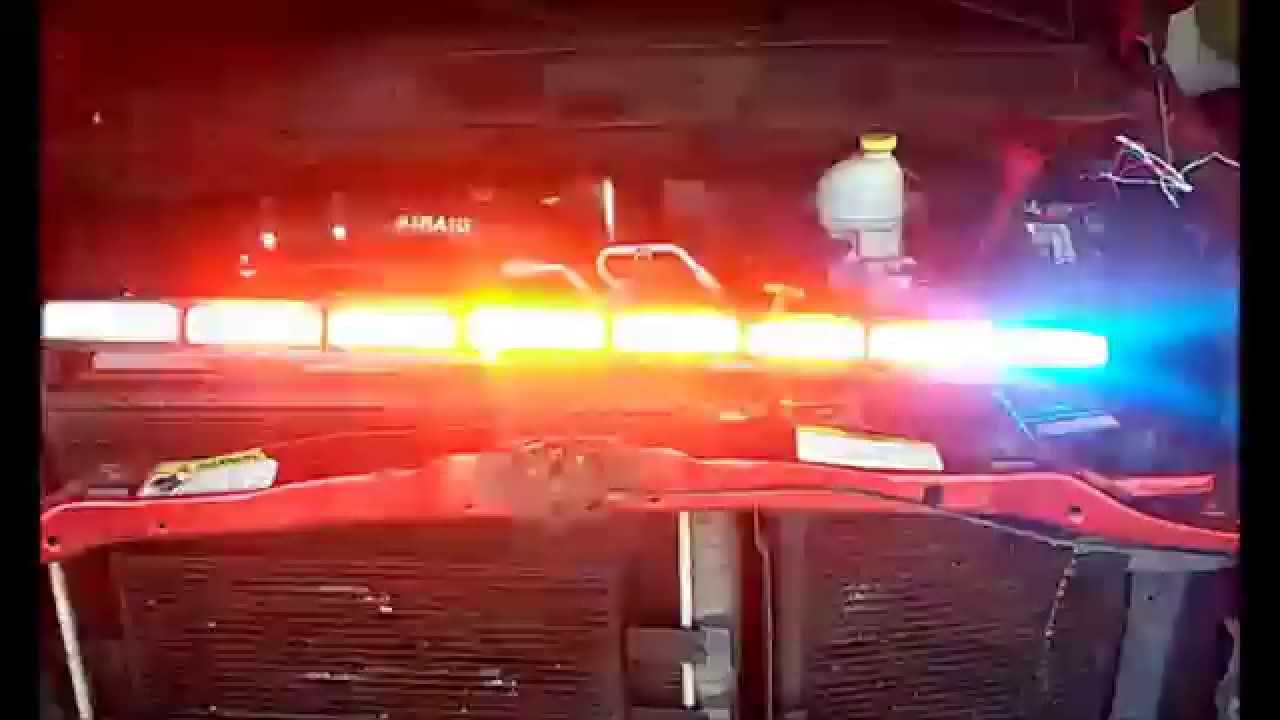 Whelen Inner Edge LED Light Bar Model I07LR8LT Police Emergency - YouTube