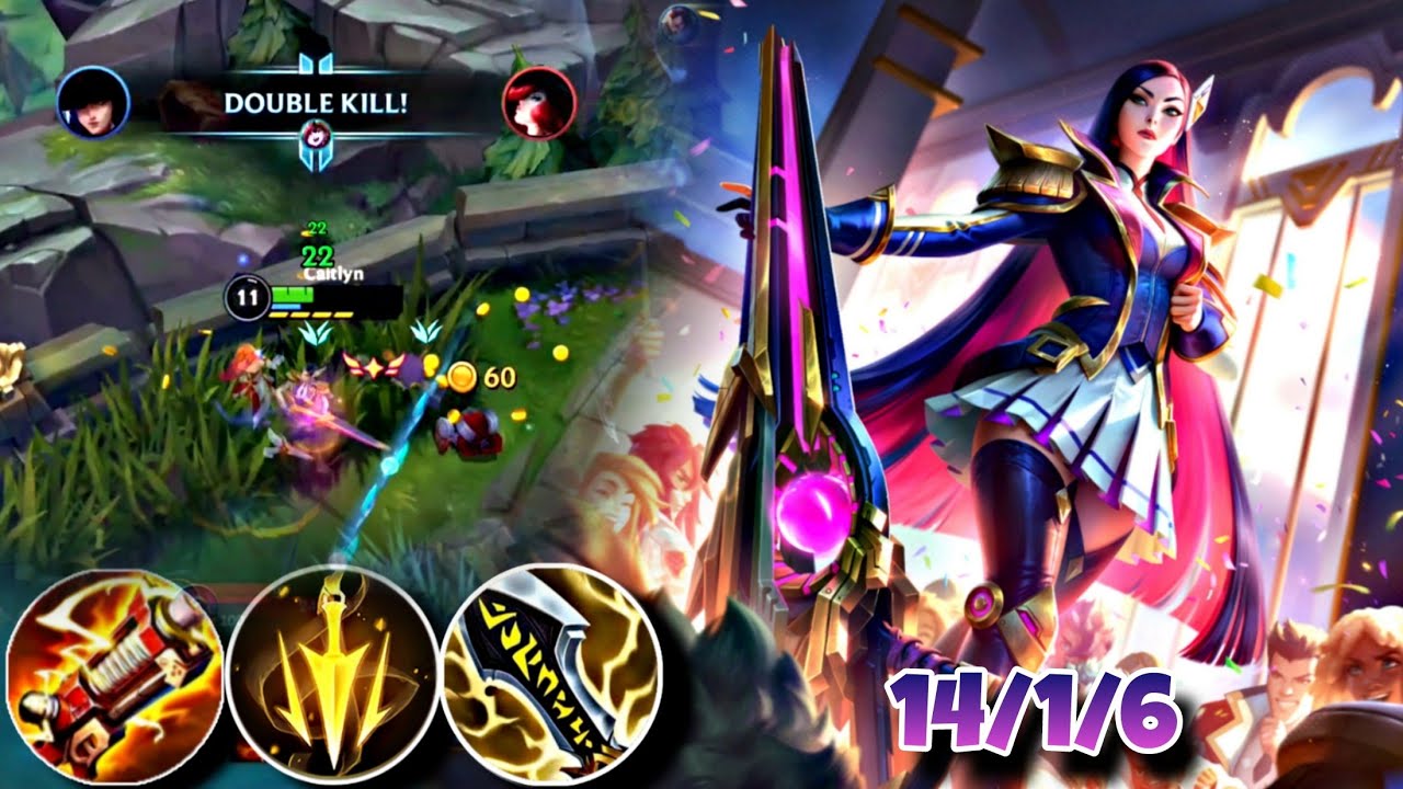 WILD RIFT ADC | CAITLYN IS THE BEST ADC IN PATCH 5.1B ? |GAMEPLAY| # ...