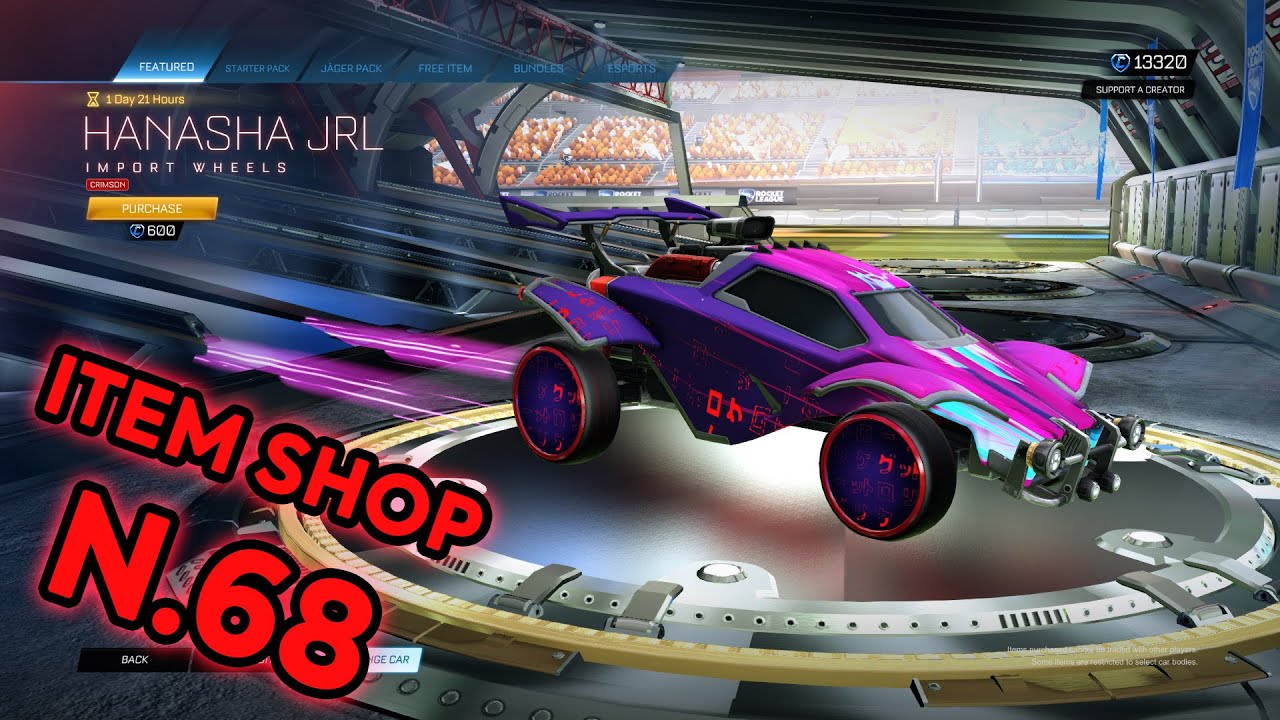 Rocket League *new* Season 3 HANASHA JRL Item Shop 2021 04 07 - YouTube