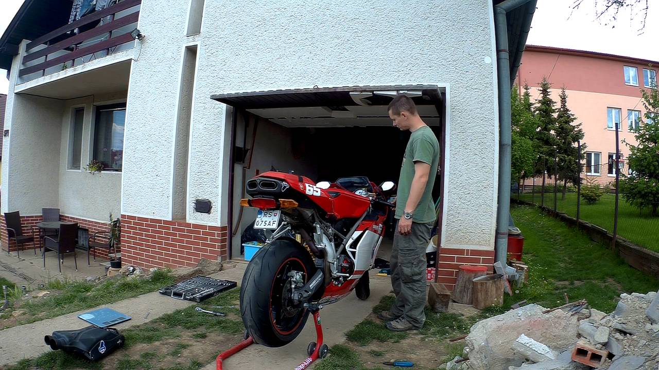 Ducati 749 Termignoni can - YouTube
