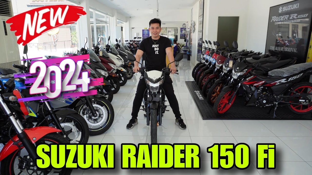 2024 SUZUKI RAIDER 150 Fi WHITE - YouTube