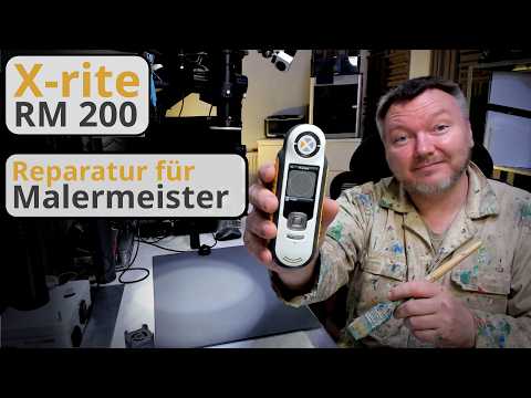 Malermeister in Nöten, x-rite RM 200 Reparatur | PCB Solder Berlin