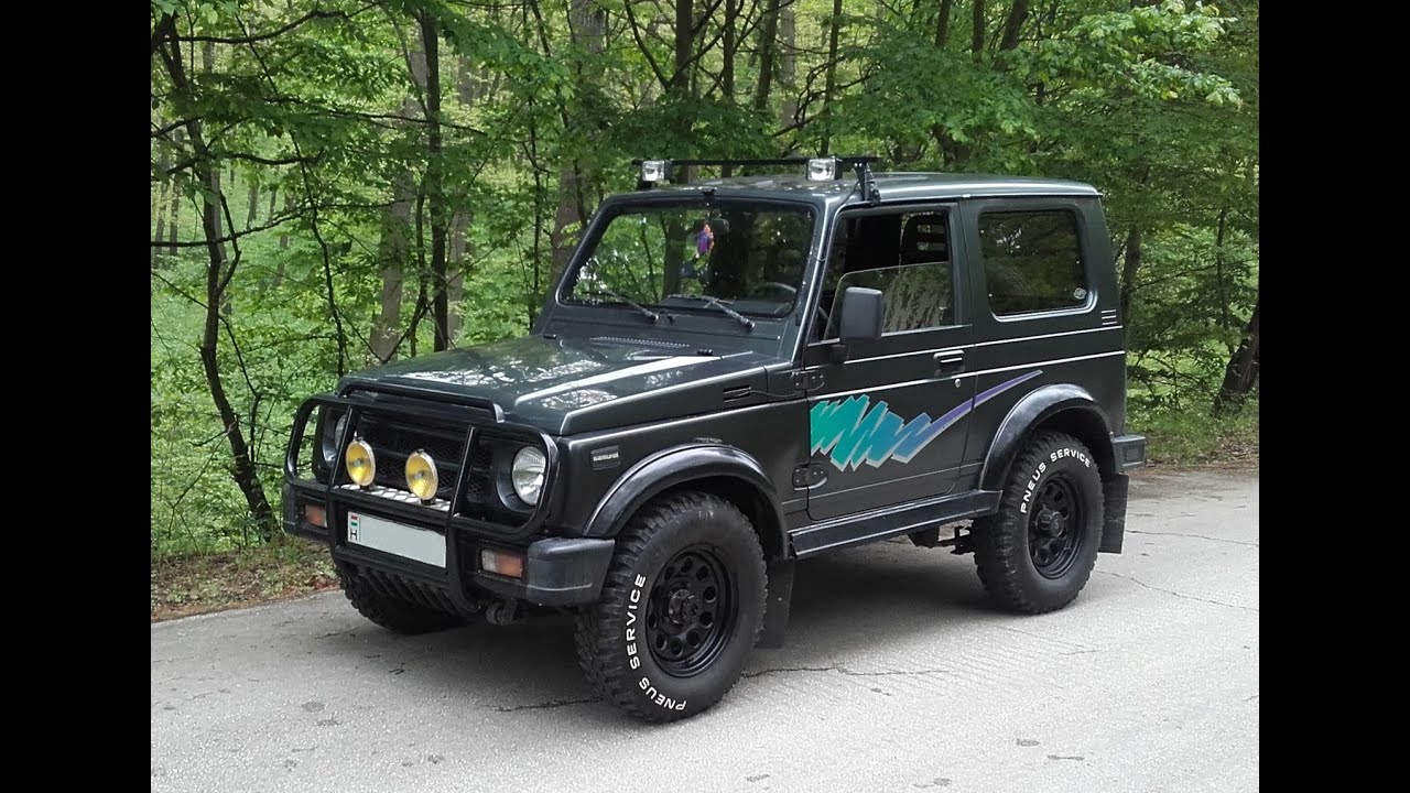 Suzuki Samurai, 1.3i.deges, Japan, dagonyázó kis disznó, első gépes ...