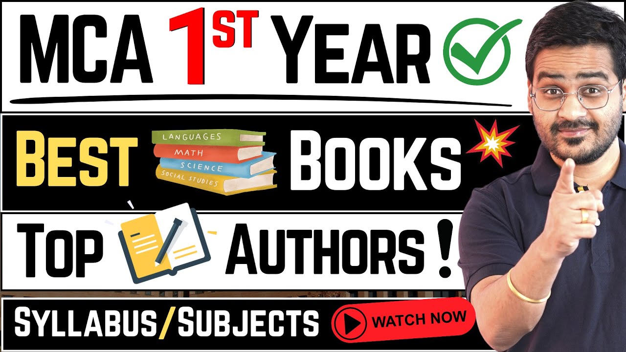 💥Best Books MCA 1st Year Students! MCA Subjects, MCA 1st, 2nd Semester ...