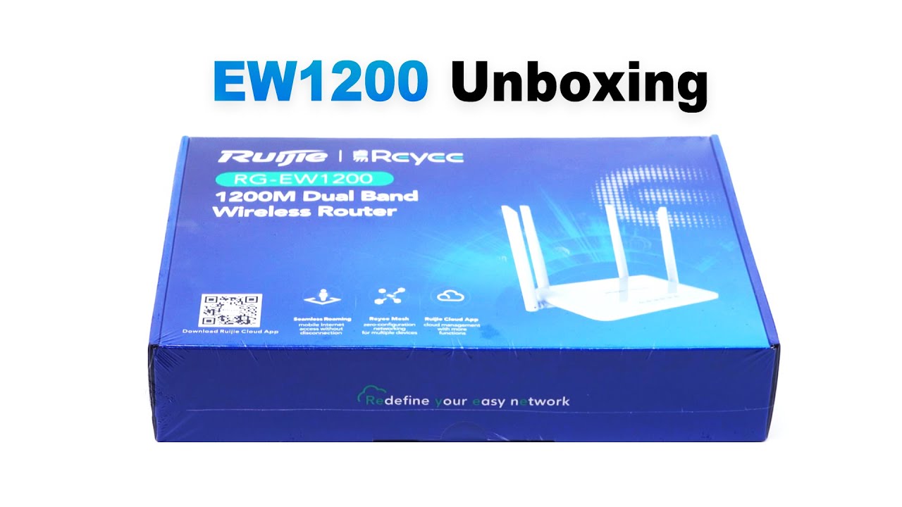 RG-EW1200 1200M Dual-band Wireless Router Unboxing - YouTube