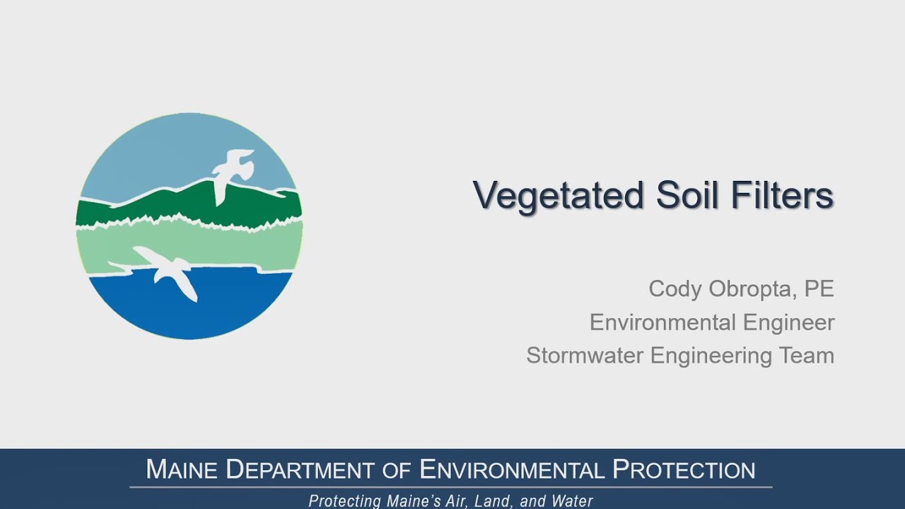 Vegetated Soil Filter Presentation - YouTube