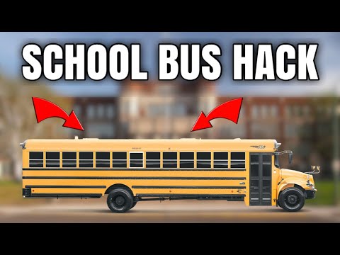 SCHOOL BUS LIFE HACK! - YouTube