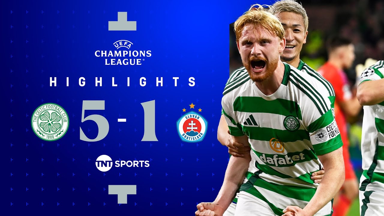 Celtic Score 5 in History-Making Opening Night ☘️ | UEFA Champions ...
