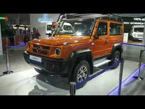 Walkaround Force Gurkha 4-4 drive at Auto Expo 2020 - YouTube