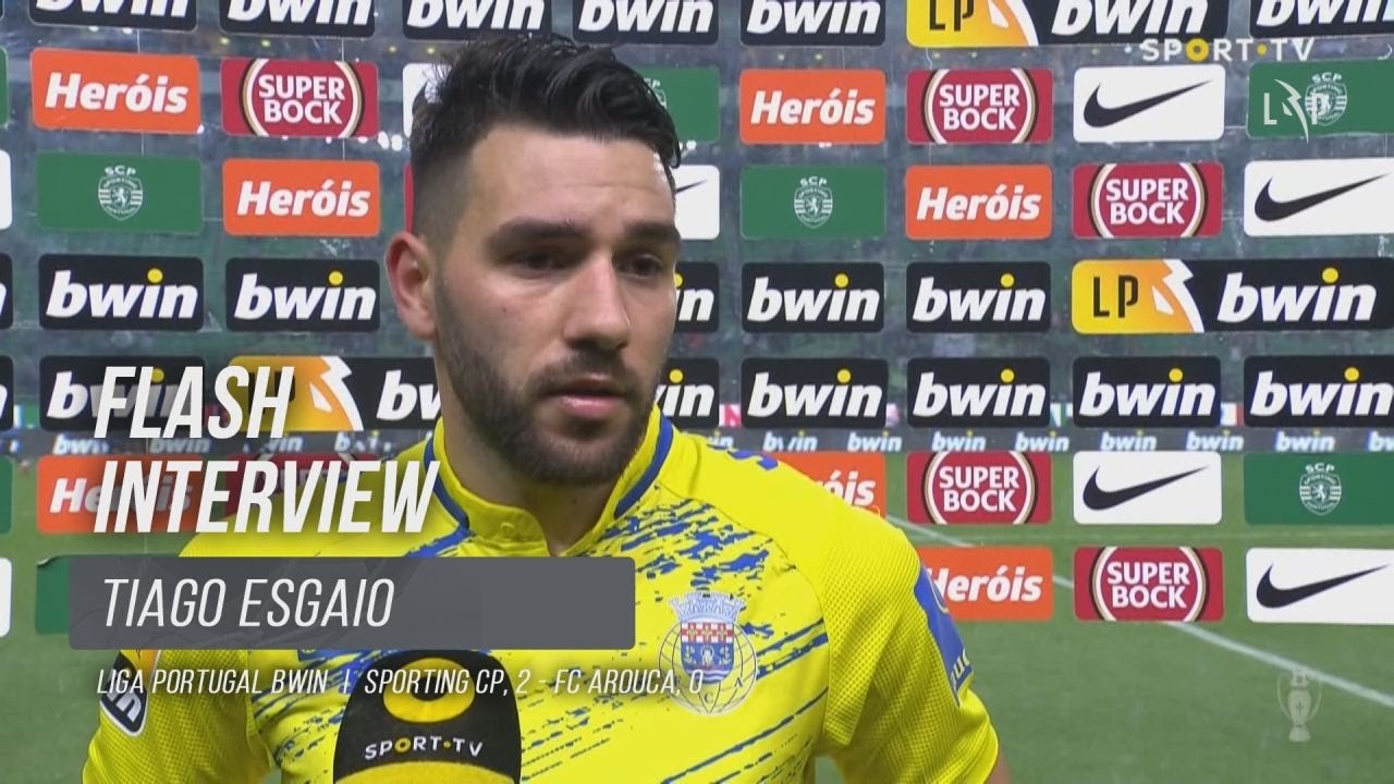 Tiago Esgaio: "Vamos manter na I Liga o Arouca" - YouTube