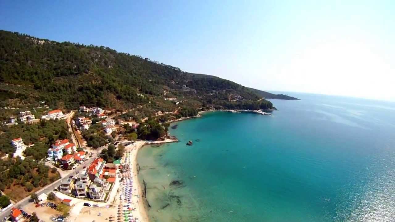 FPV flight over Skala Potamia, Thassos Island - Greece - YouTube