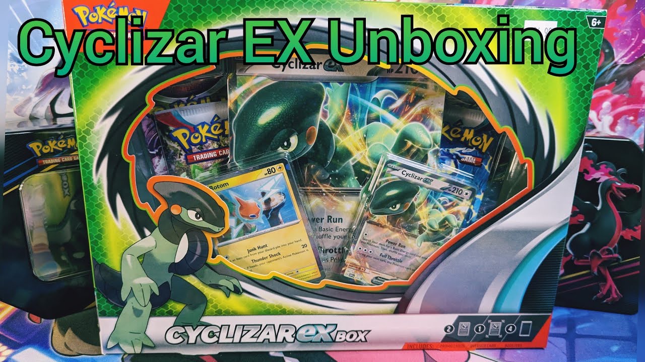 Pokemon TCG Cyclizar EX Box Opening! New Scarlet & Violet Unboxing ...