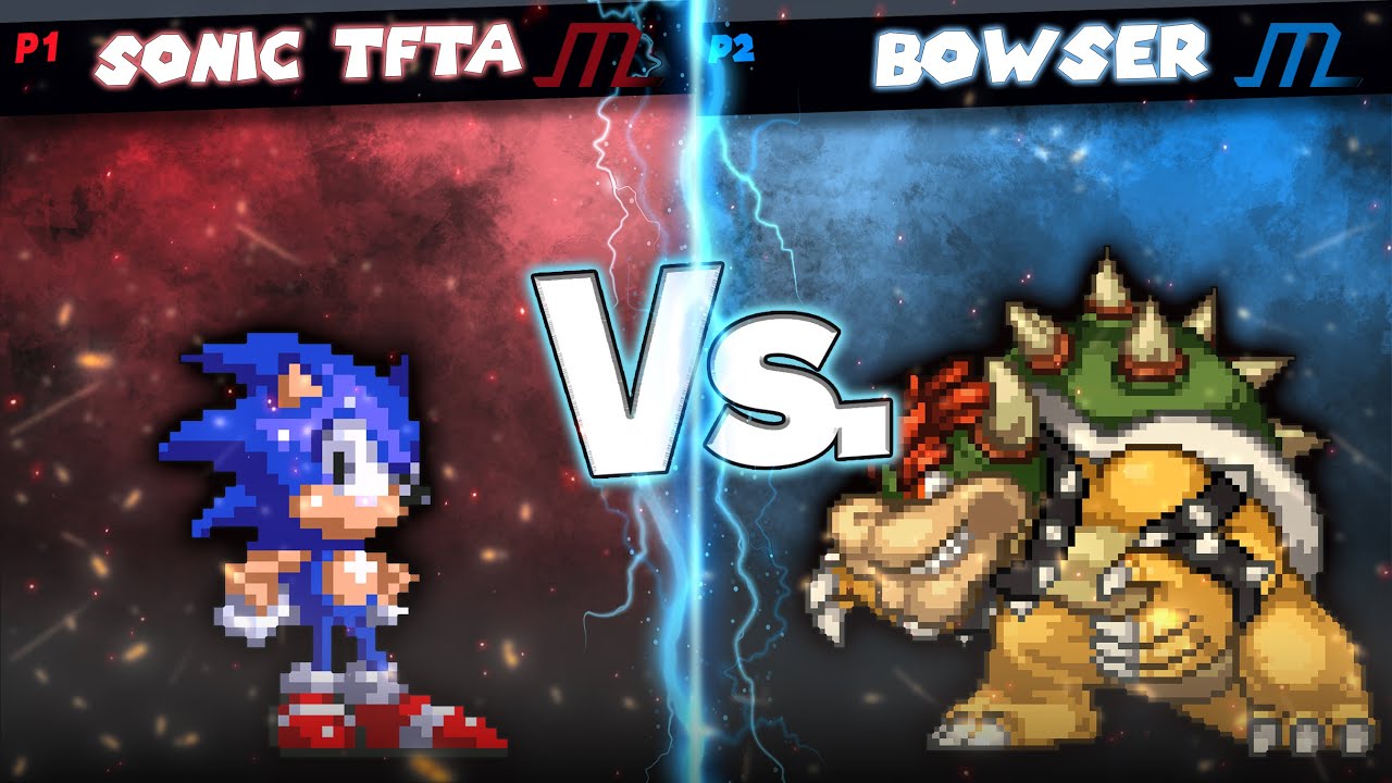 [MUGEN] AI BATTLE - Sonic TFTA vs Bowser - YouTube