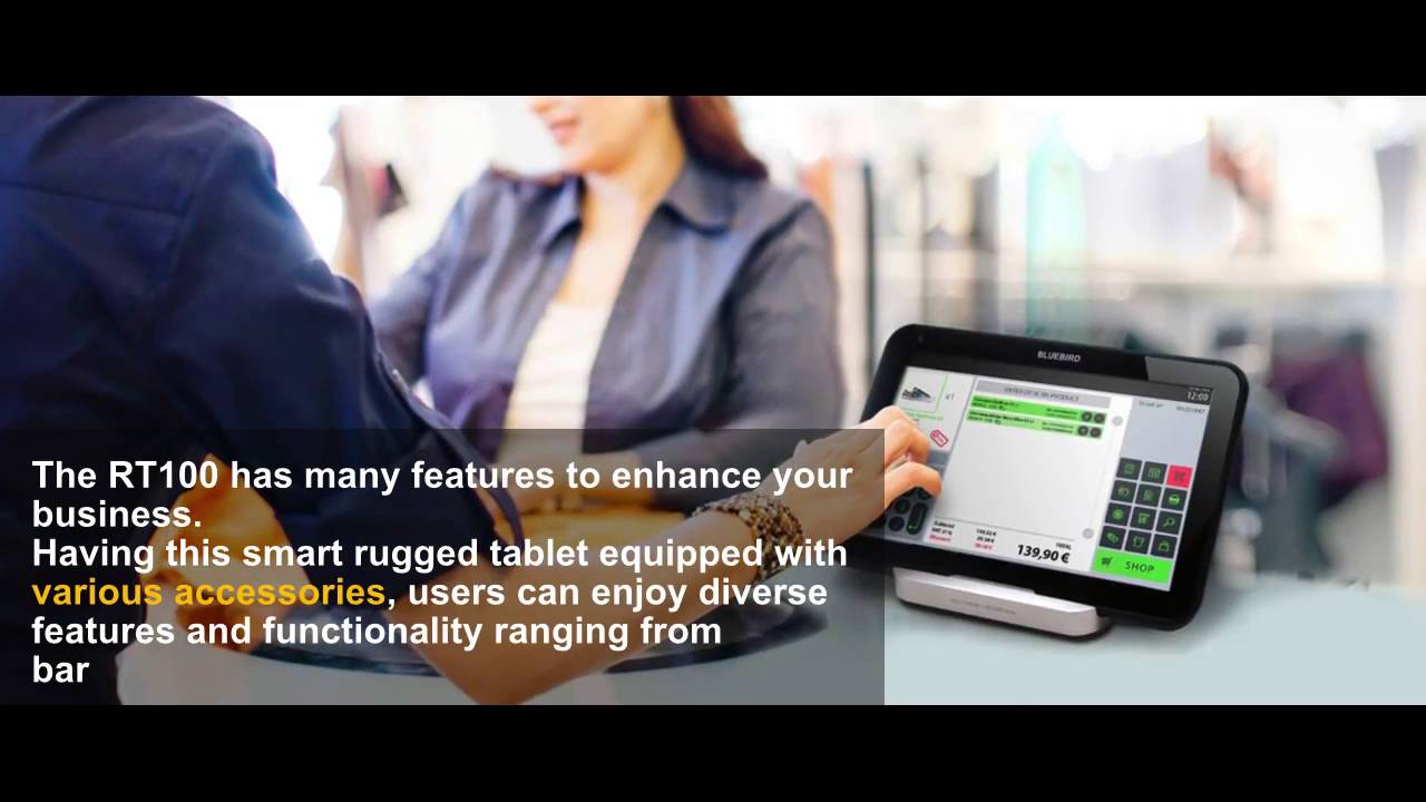 Smart Rugged Tablet Computer Bluebird RT100 Introduction - YouTube