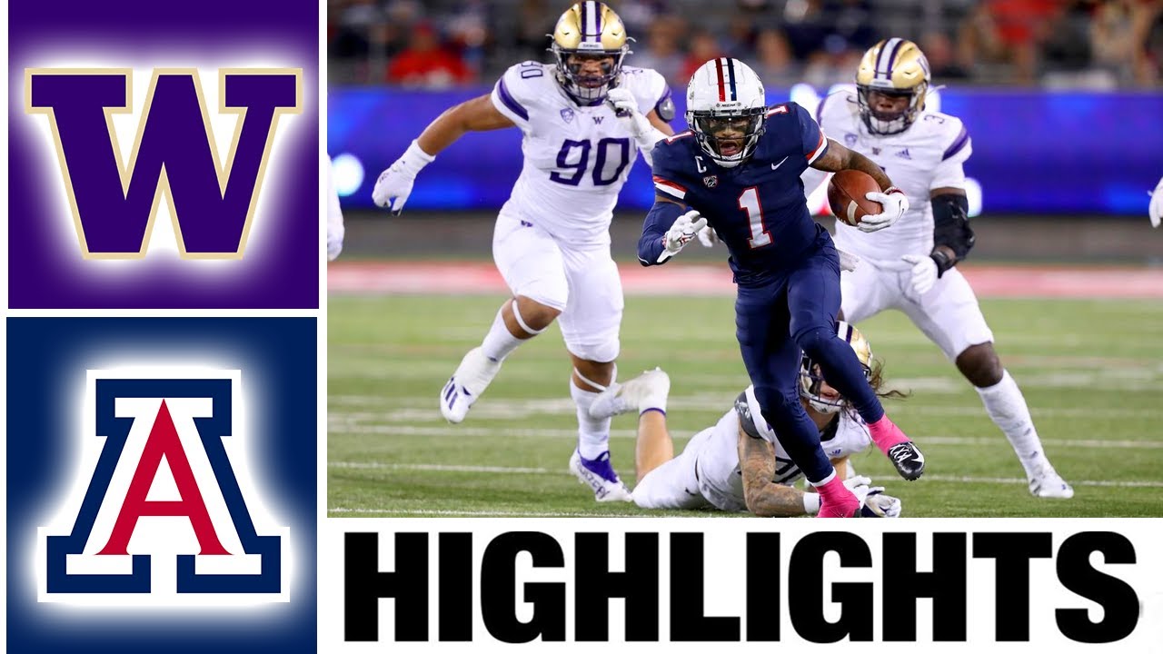 #7 Washington vs Arizona Highlights | College Football Week 5 | 2023 ...