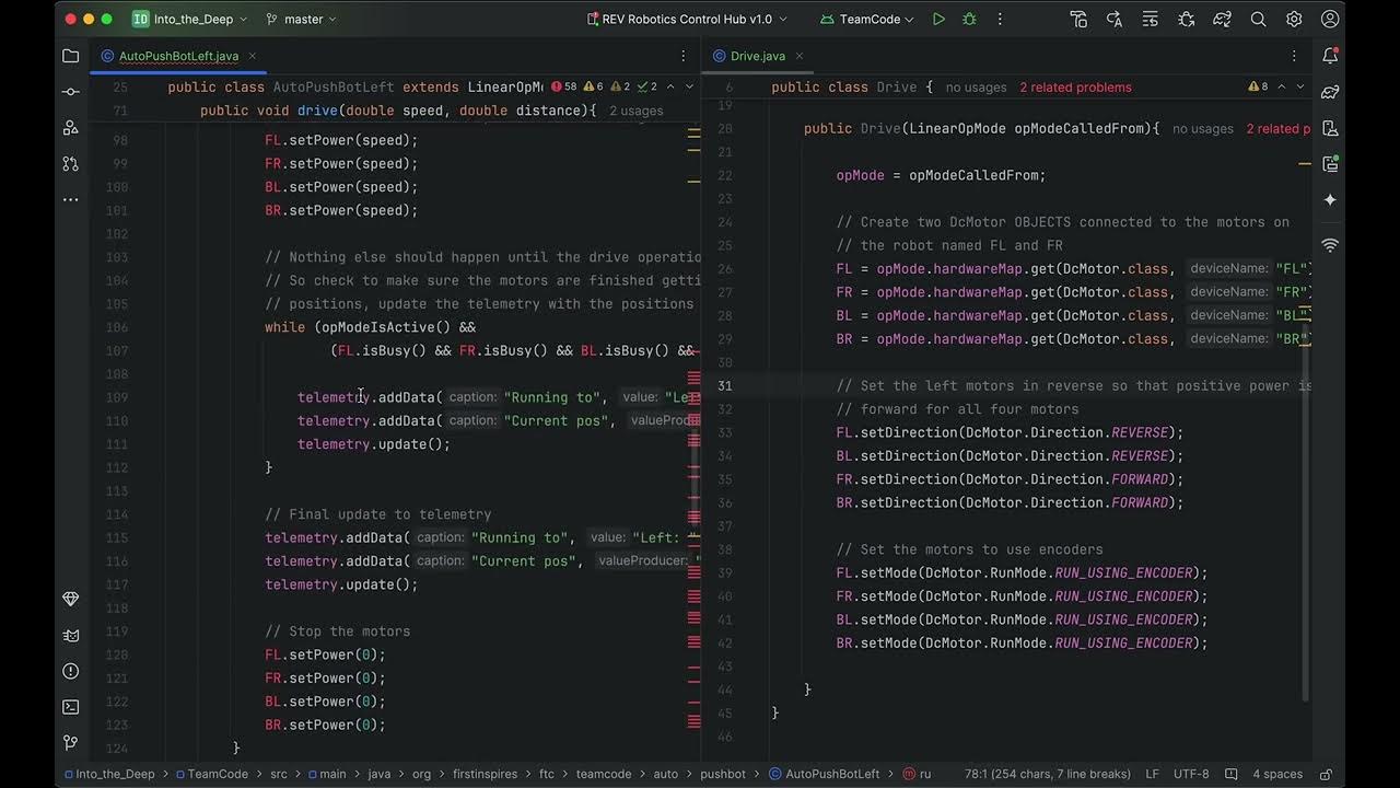 FTC Java Making a Drive Class to ABSTRACT your Drive Functionality ...