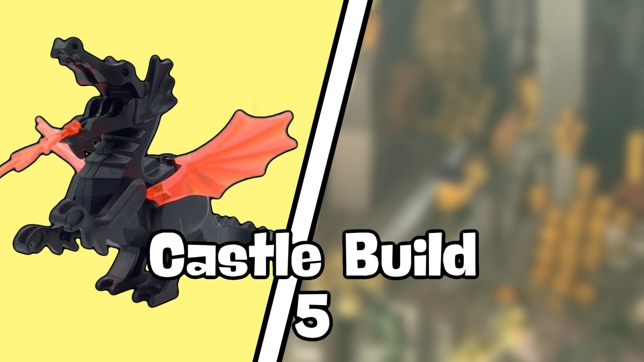Building The Lego Black Falcon Castle: Week 5 | Lets Add A Little Rock ...