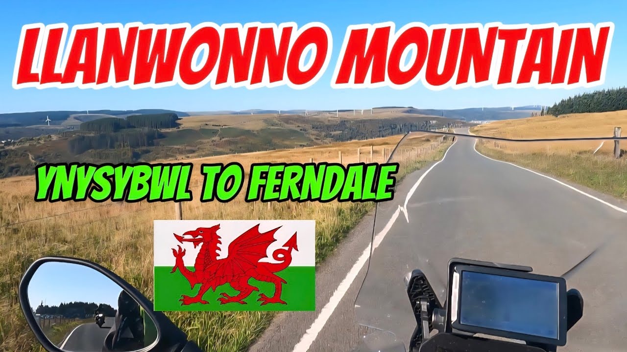 Llanwonno mountain road. A great little ride Ynysybwl to Ferndale ...