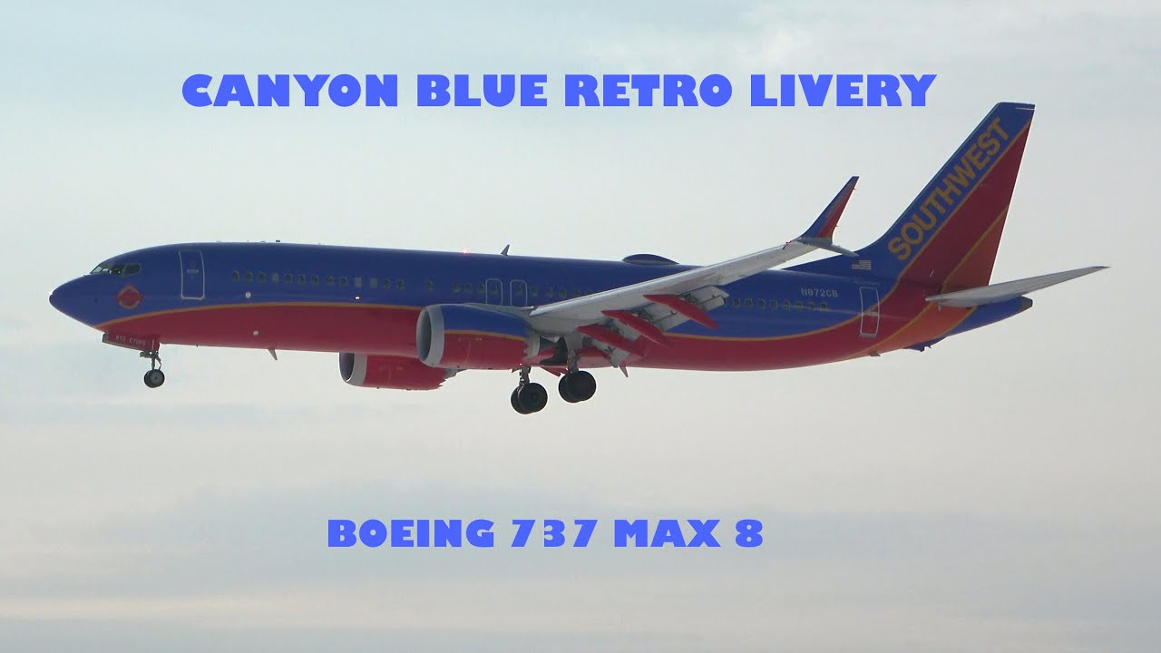 MSP | First Arrival of the Canyon Blue Retro Livery on the Boeing 737 ...