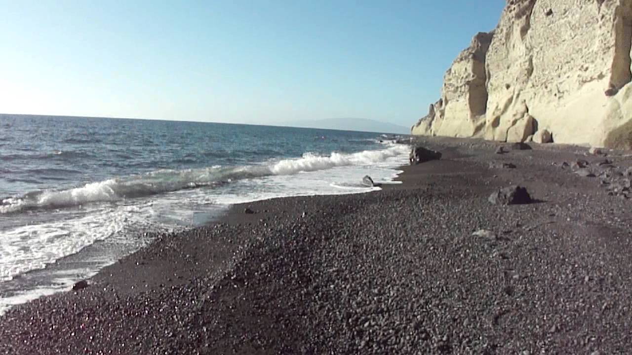 Katharos Beach Oia by fly2greece.net - YouTube