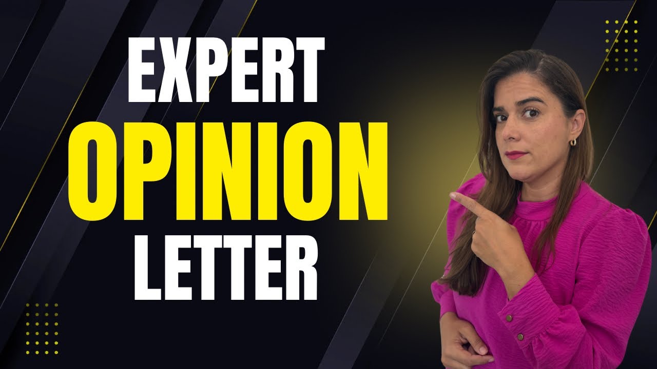 COMO FAZER A EXPERT OPINION LETTER - Cuidado que pode ser uma bomba ...