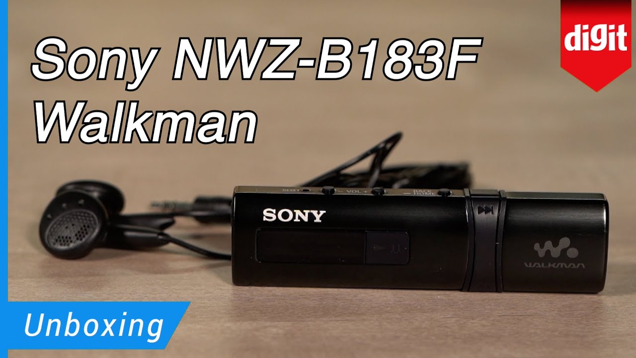 Sony NWZ-B183F Walkman Unboxing - YouTube