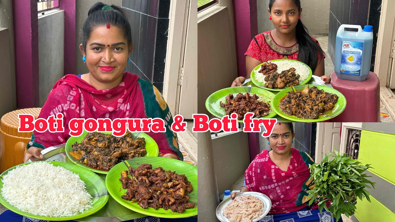 Boti gongura & Boti fry - YouTube