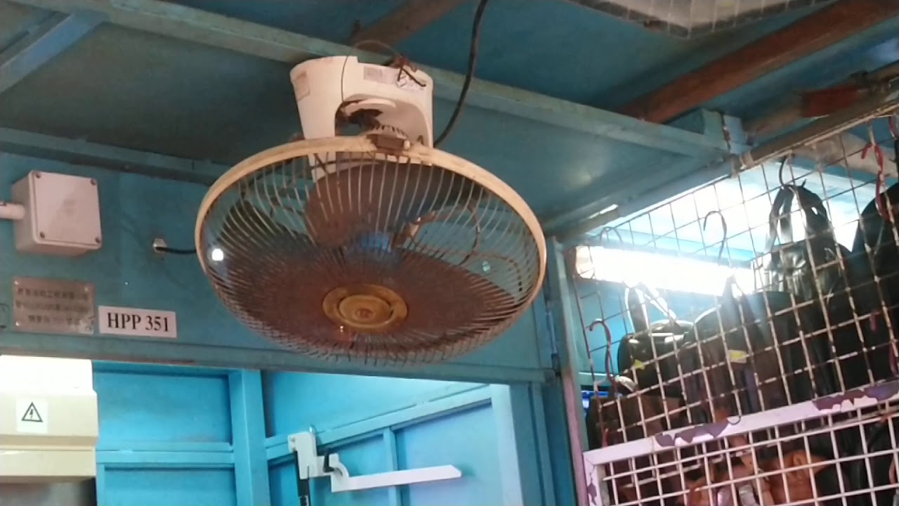 KDK Orbit fan by shop - YouTube