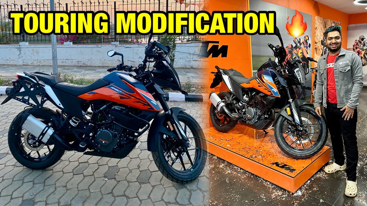 KTM BIKE MODIFICATION | 390 ADVENTURE Accessories Vlog | TheGeekIndia # ...