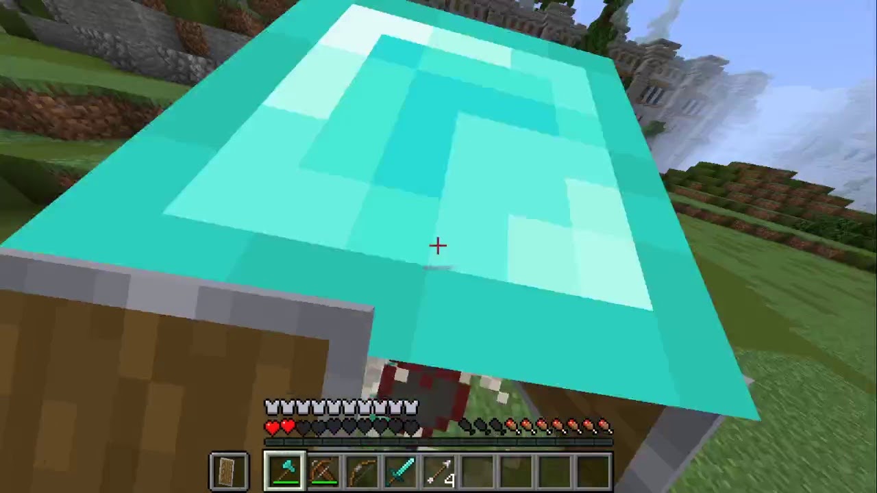 Minecraft Axe pvp training - YouTube