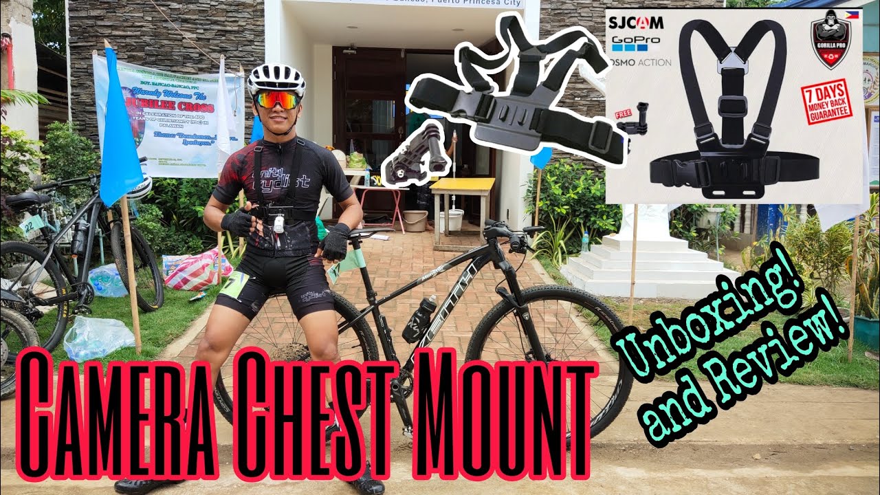 GO PRO AND SJCAM CAMERA CHEST MOUNT / UNBOXING AND REVIEW EhmJhey TV ...