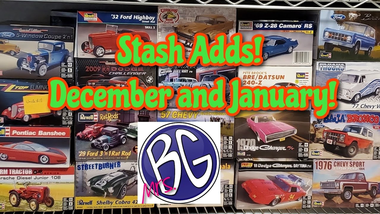 Mrs BG gives a quick review of our stash Adds for December and January ...