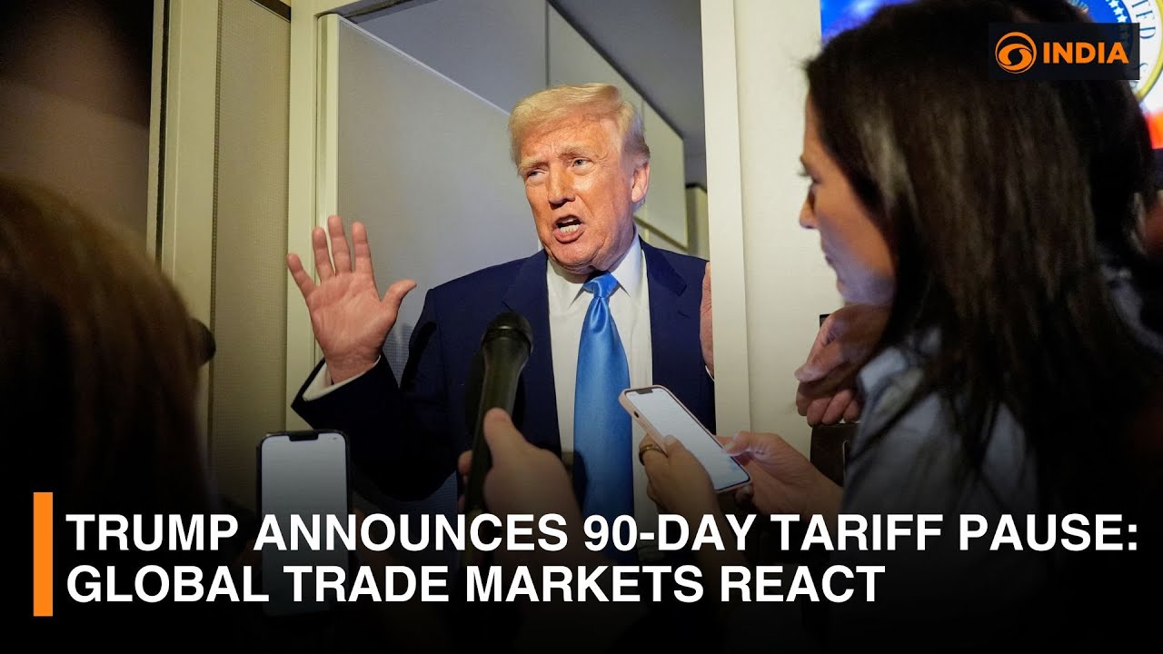 Trump Announces 90-Day Tariff Pause: Global Trade Markets React - YouTube