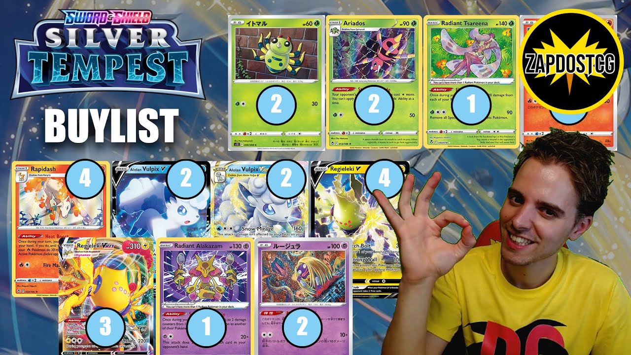 Pokemon TCG Silver Tempest BUYLIST + SET REVIEW! (The Best Cards) - YouTube