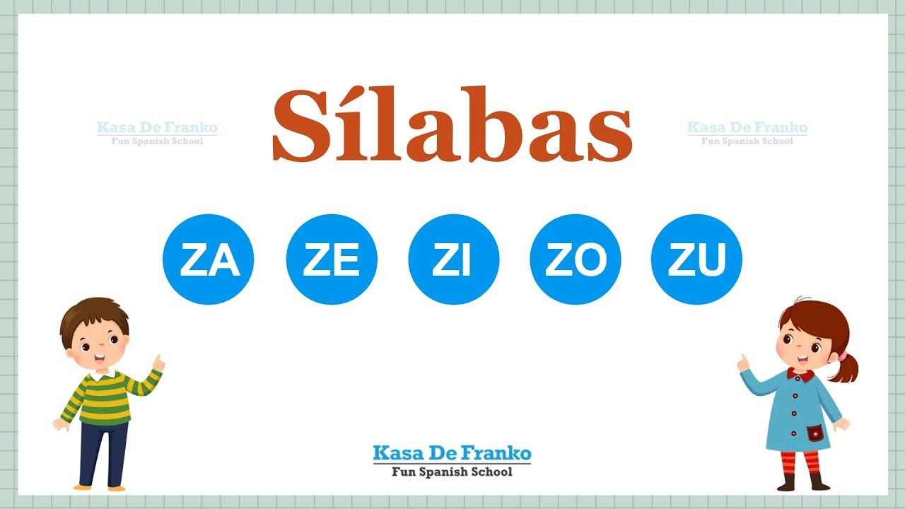 Syllables: Za, Ze, Zi, Zo, Zu | Kasa De Franko - YouTube