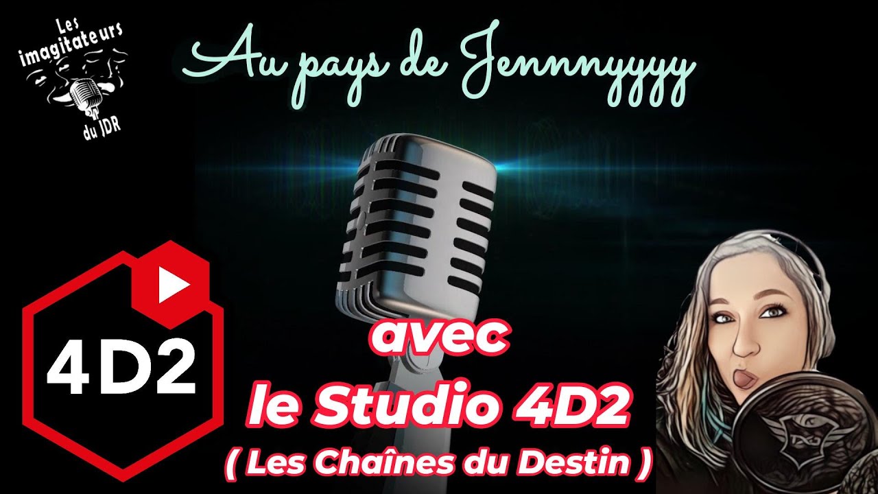 Studio 4d2 au pays de Jennnyyyy #JDR #podcast #discussion #jeuderole - YouTube