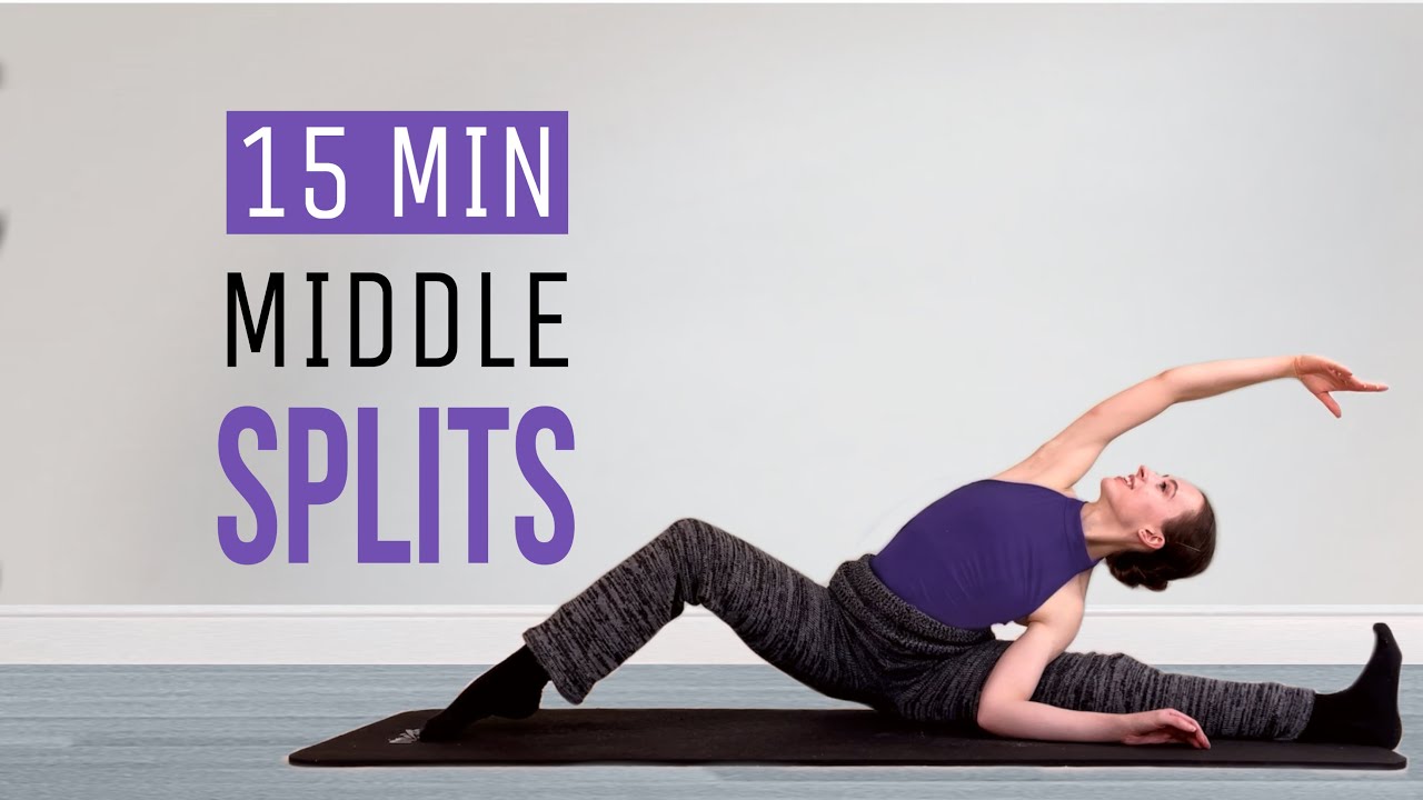 💜 Master your MIDDLE SPLITS with this 15 Min Stretch | At Home Ballet ...