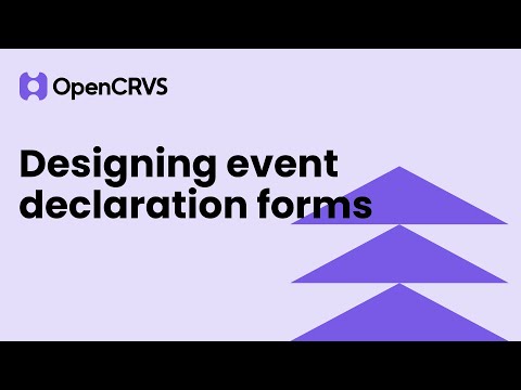 Designing event declaration forms - YouTube